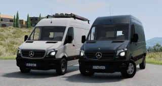 Download Mercedes-Benz Sprinter (Improvements) - BeamNG.drive - ModLand.net