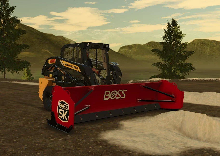 FS25 Boss SK Box Plow 1.0 - FS25