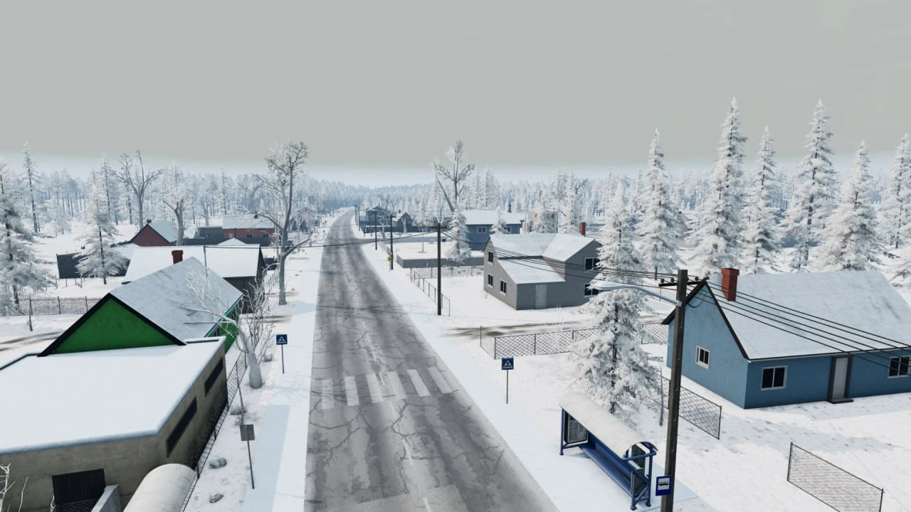 European Roads Winter 1 - BeamNG.drive