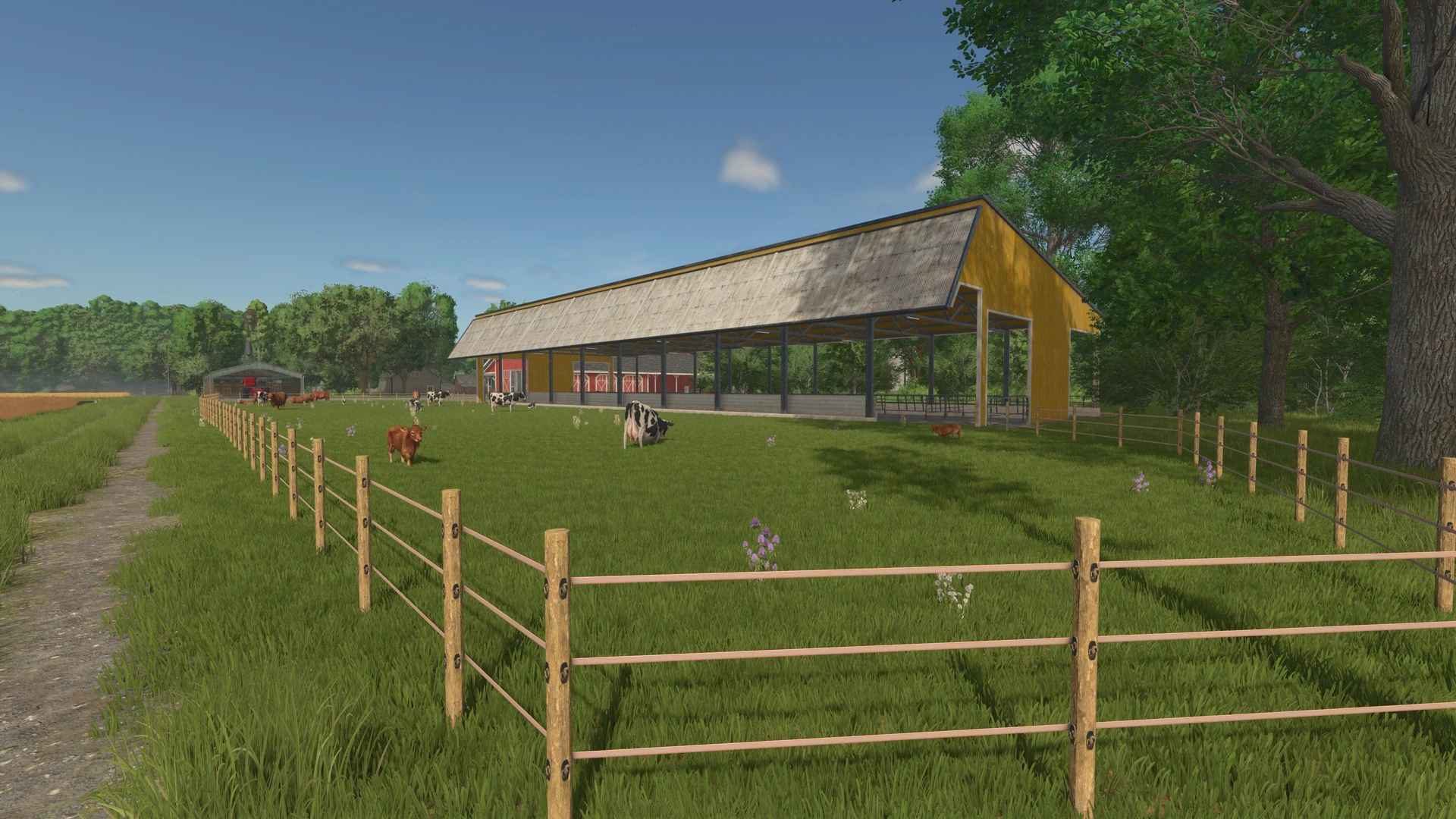 Special Multi-colored Cow Barn V1.0.0.2 - FS25