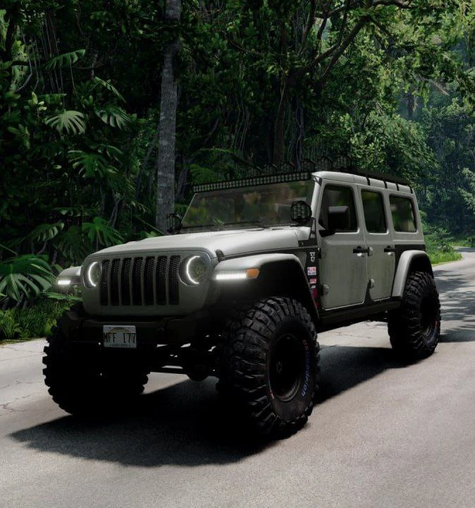 Jeep Wrangler and Addon Parts 1.0 - BeamNG.drive