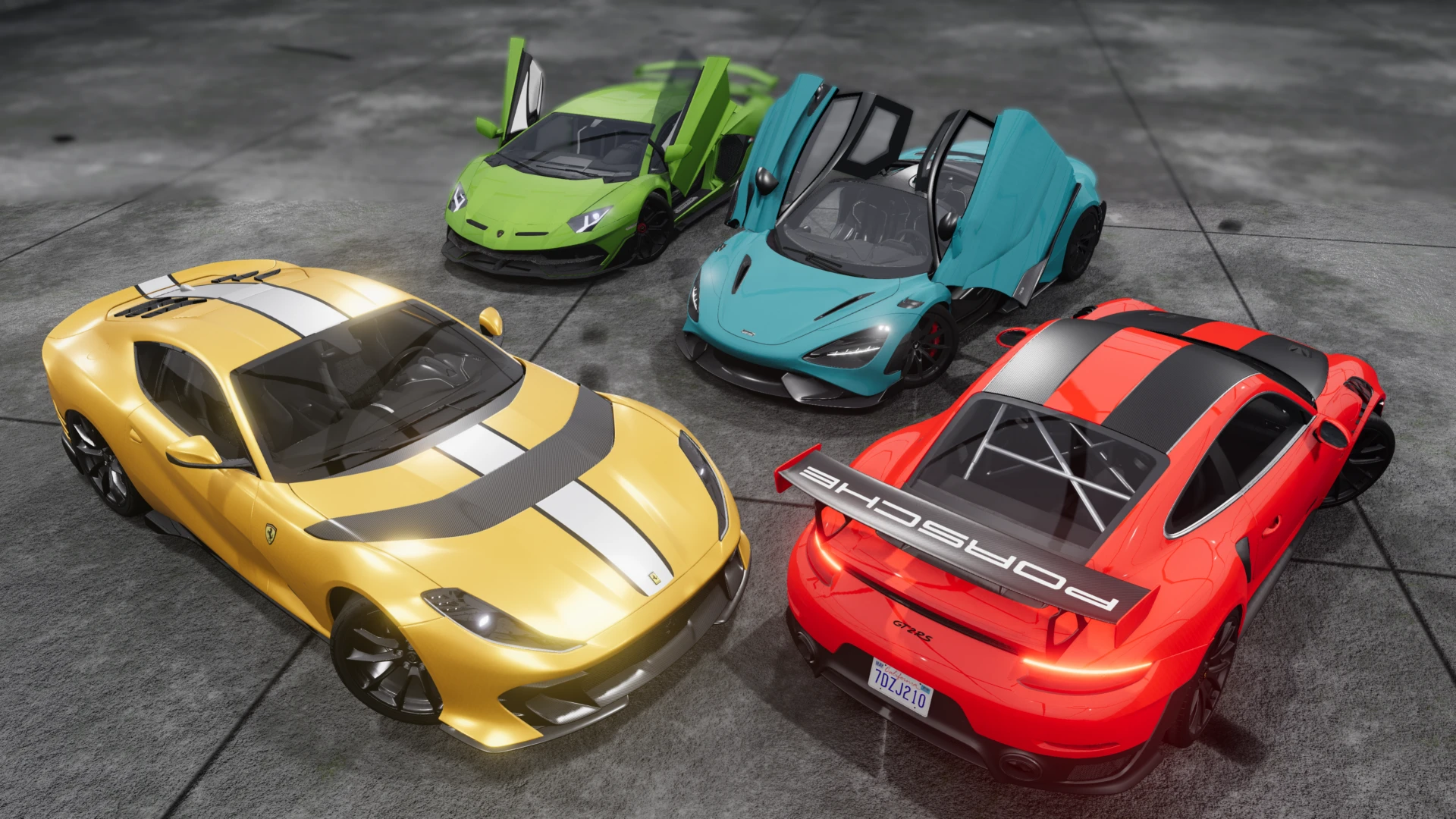 Modern Supercars Pack 1.0 - BeamNG.drive