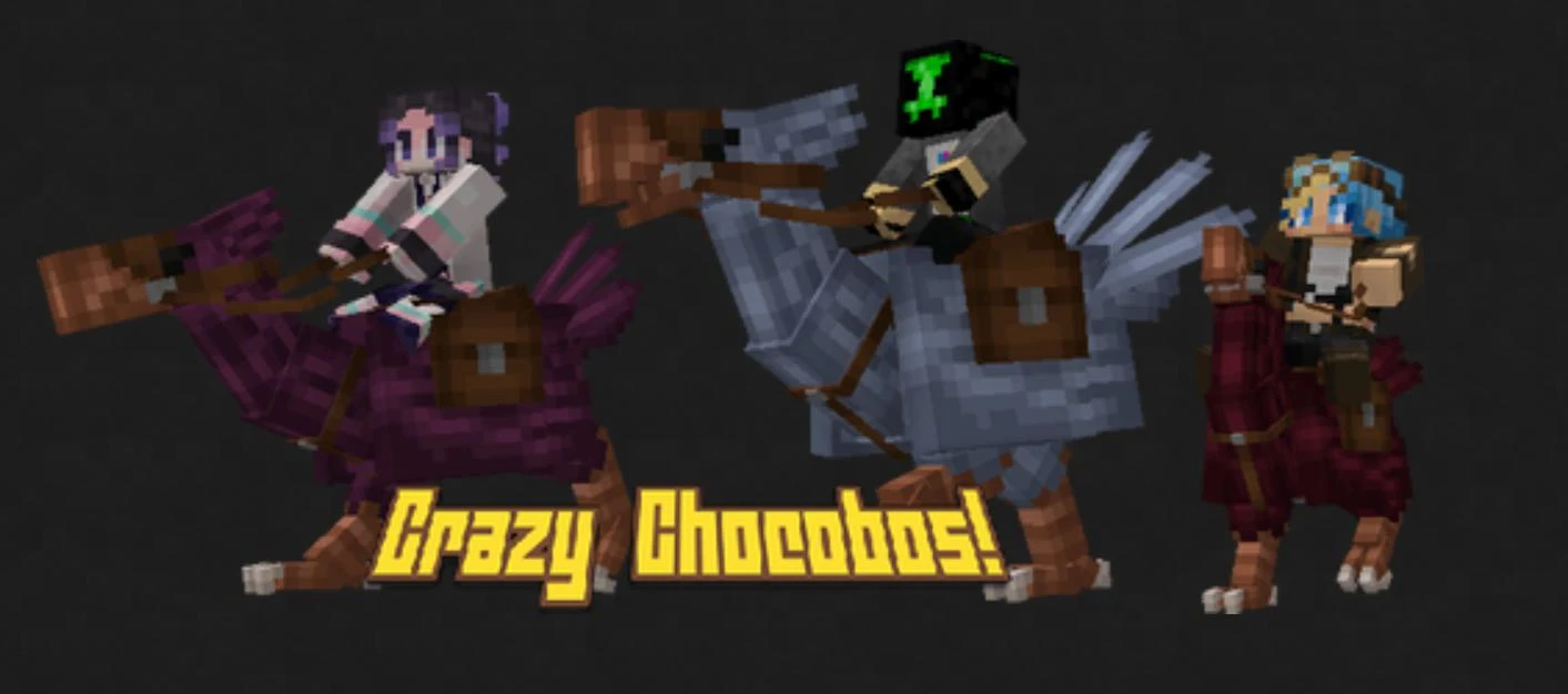 Crazy Chocobos! [Minecraft 1.20.1] v1.1 - Minecraft