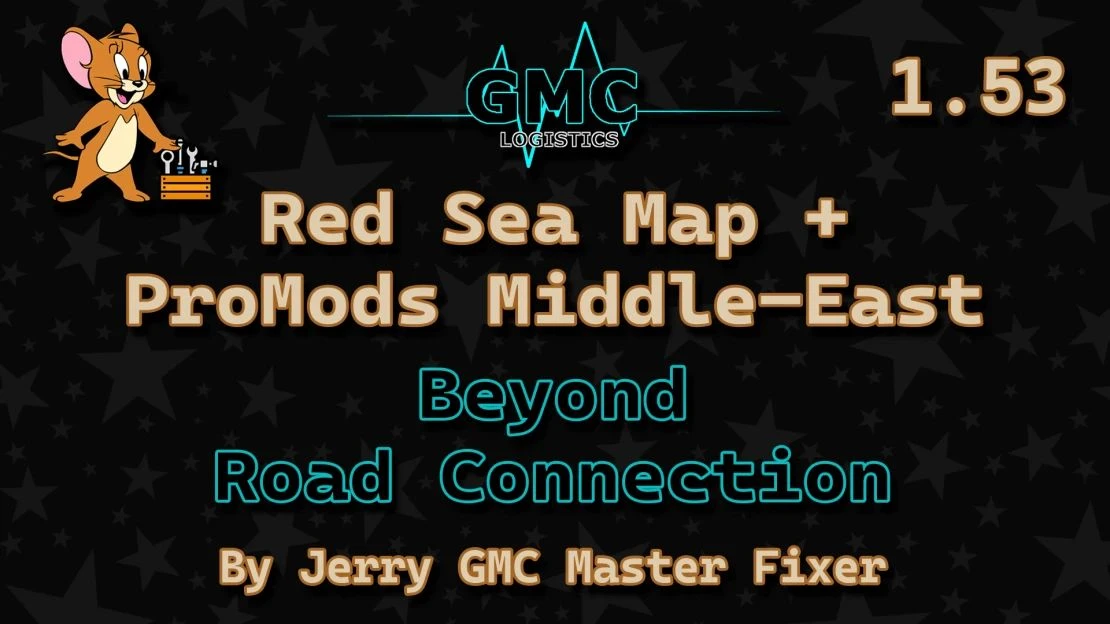 Red Sea Map + Beyond - ProMods Middle-East Road Connection 1.0 - ETS 2