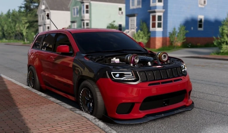 Jeep Grand-Cherokee TrackHawk REMAKE V3 - BeamNG.drive