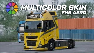 TM Volvo FH6 Aero (SCS) Multicolor Skin 1.0 - ETS 2
