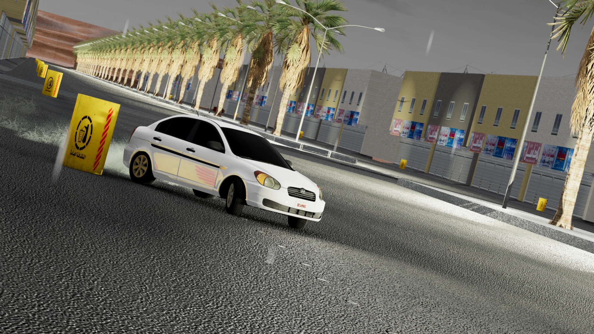 m7 town 5 ksa drift (مطر) 1.0 - BeamNG.drive