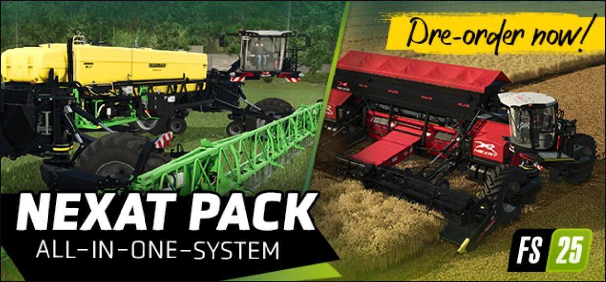 NEXAT PACK in FS 25 - Integrated System for Agriculture! - FS25
