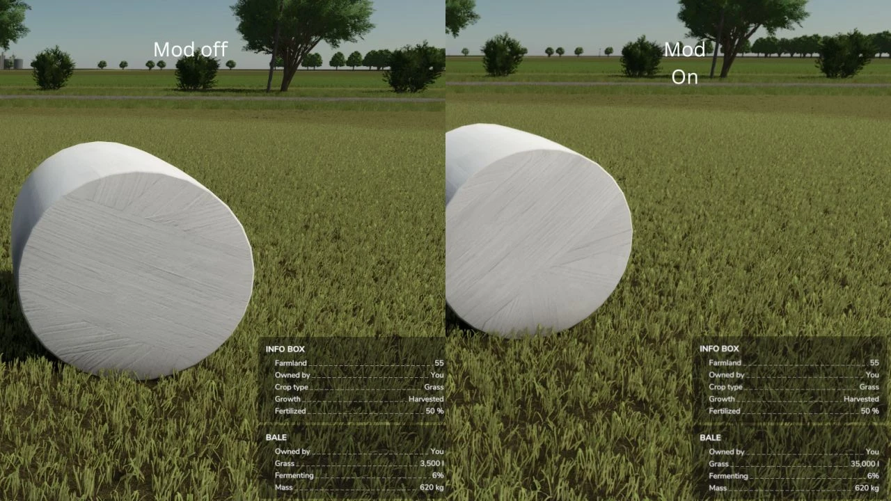 Unrealistic Bales v 1.0 - FS25