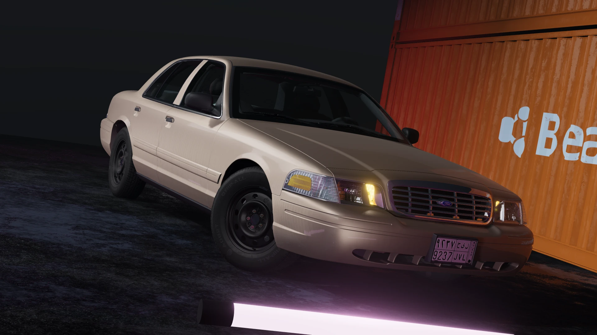 Ford Crown Victoria + Saudi police cars FREE - BeamNG.drive