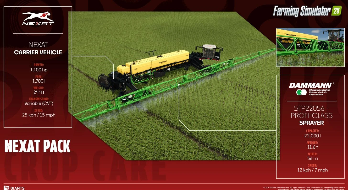 New Details About the NEXAT Pack in Farming Simulator 25! - FS25