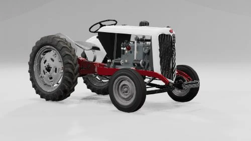 Bruckell Nine-F Farm Tractor 0.7 - BeamNG.drive