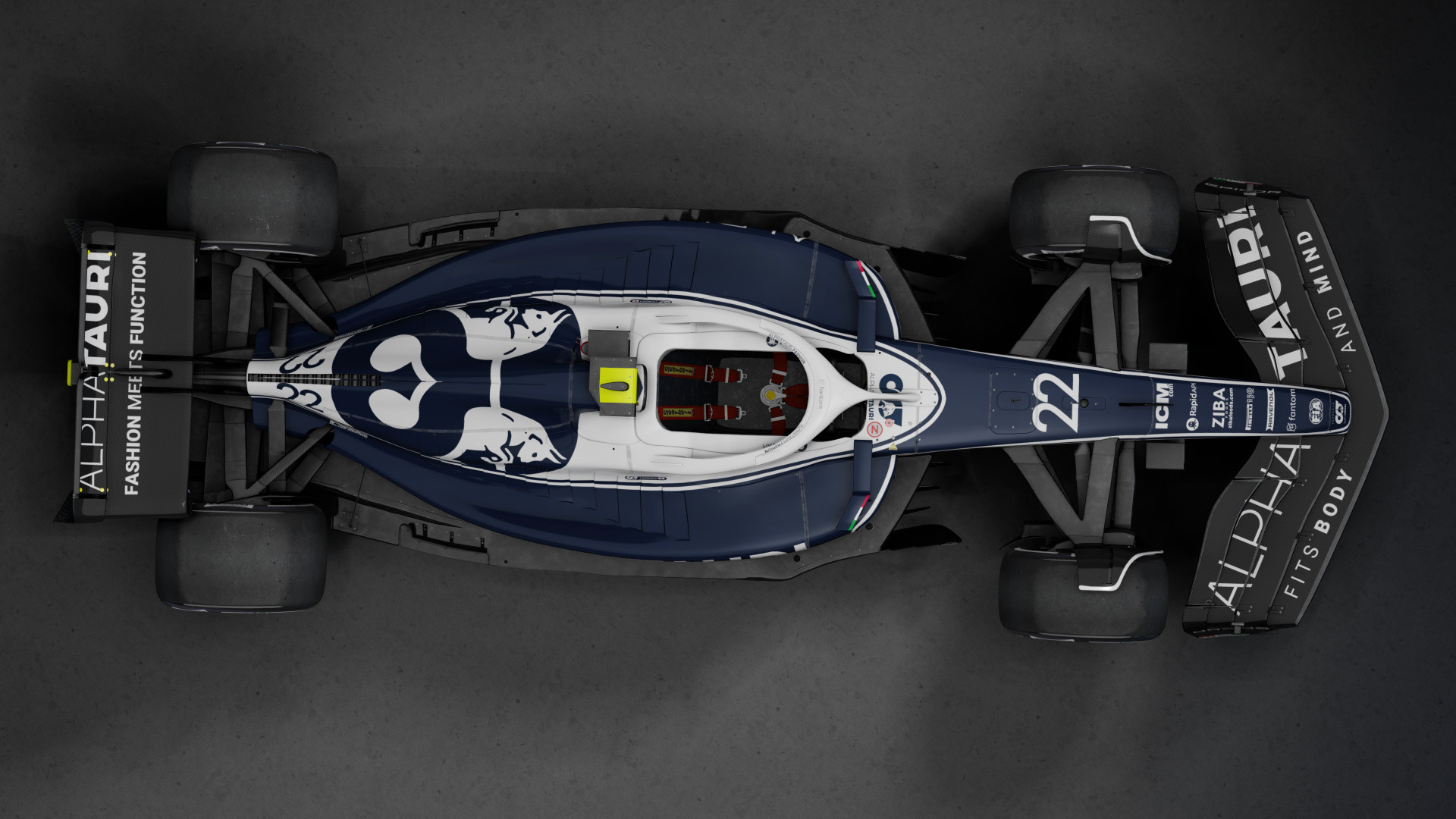 VRC Formula Alpha 2022 Alpha Tauri AT03 Livery 1.1 - Assetto Corsa