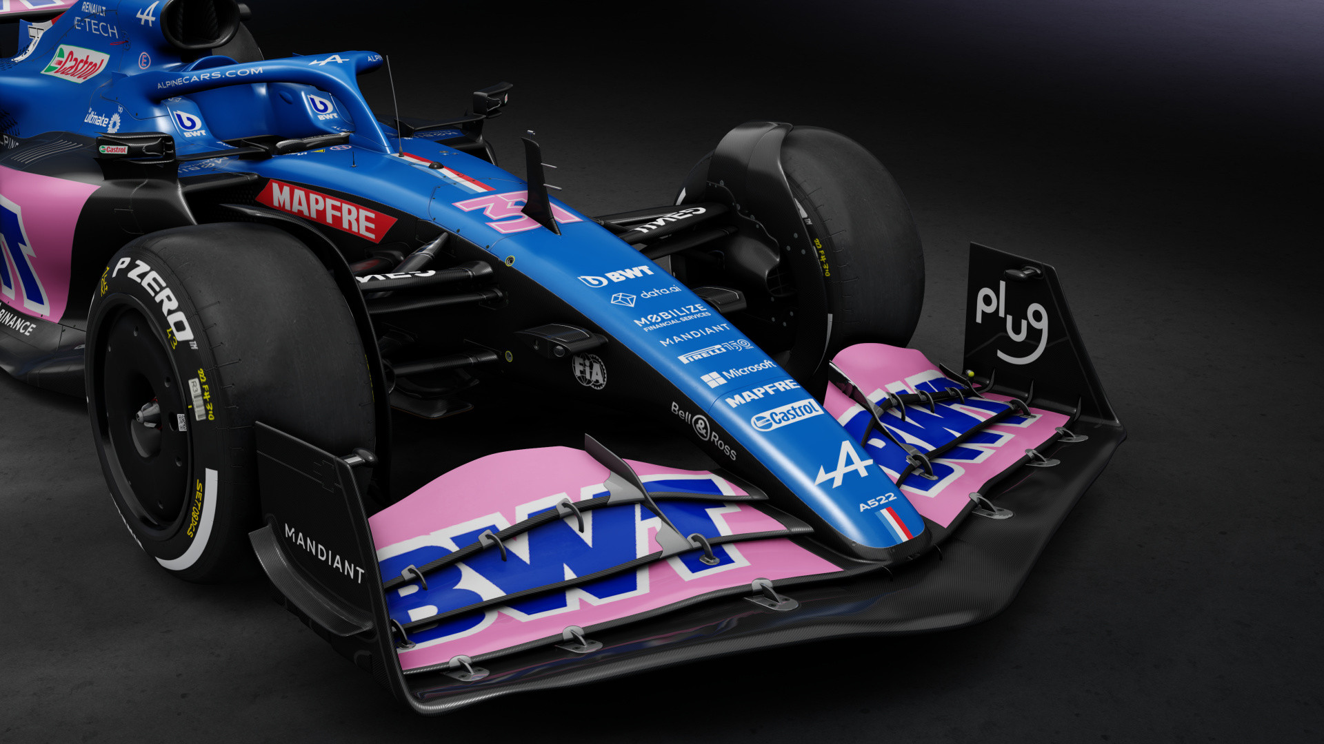 RSS Formula Hybrid 2022 Alpine A522 Livery 1.1 - Assetto Corsa