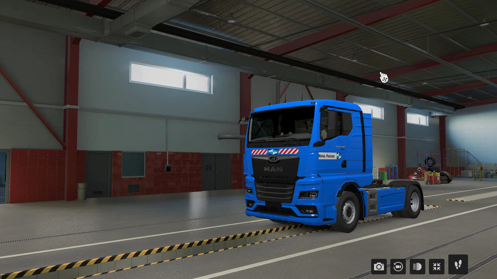 marius pedersen paint job for man tgx 2020 3.0 - ETS 2