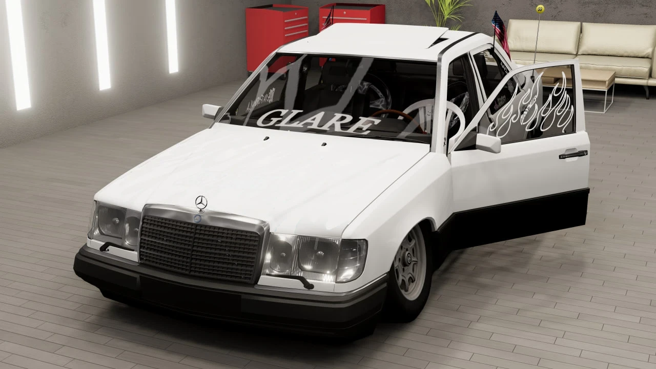 Mercedes W124 (escape style customization) 1.0 - BeamNG.drive