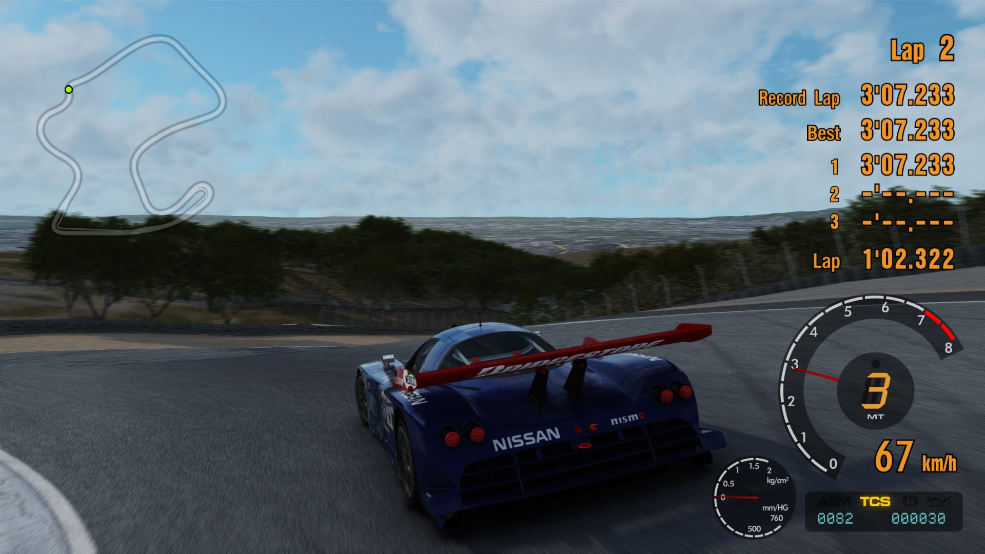 Gran Turismo 3 HUD 0.5.0 - Assetto Corsa
