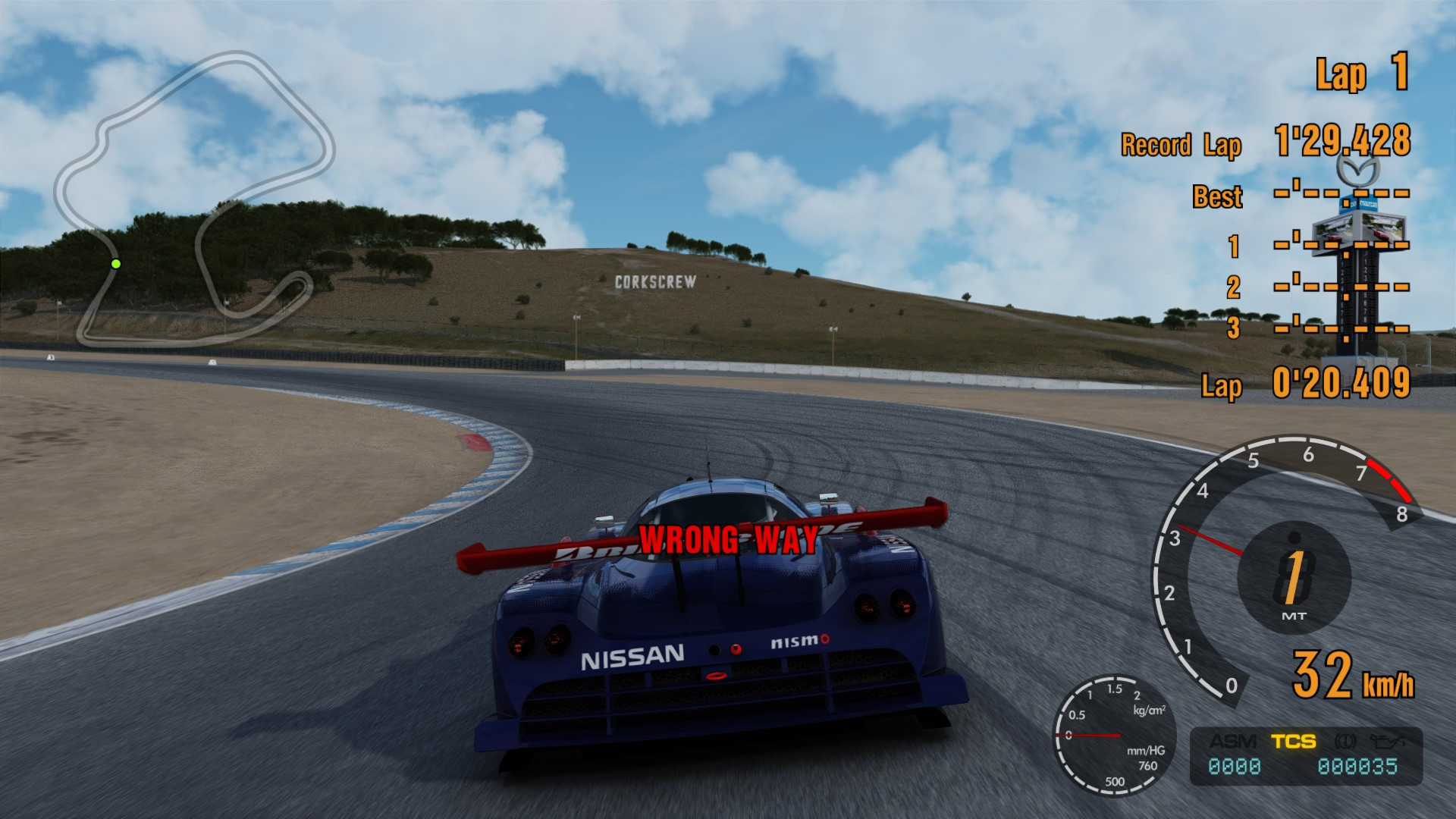Gran Turismo 3 HUD 0.5.0 - Assetto Corsa