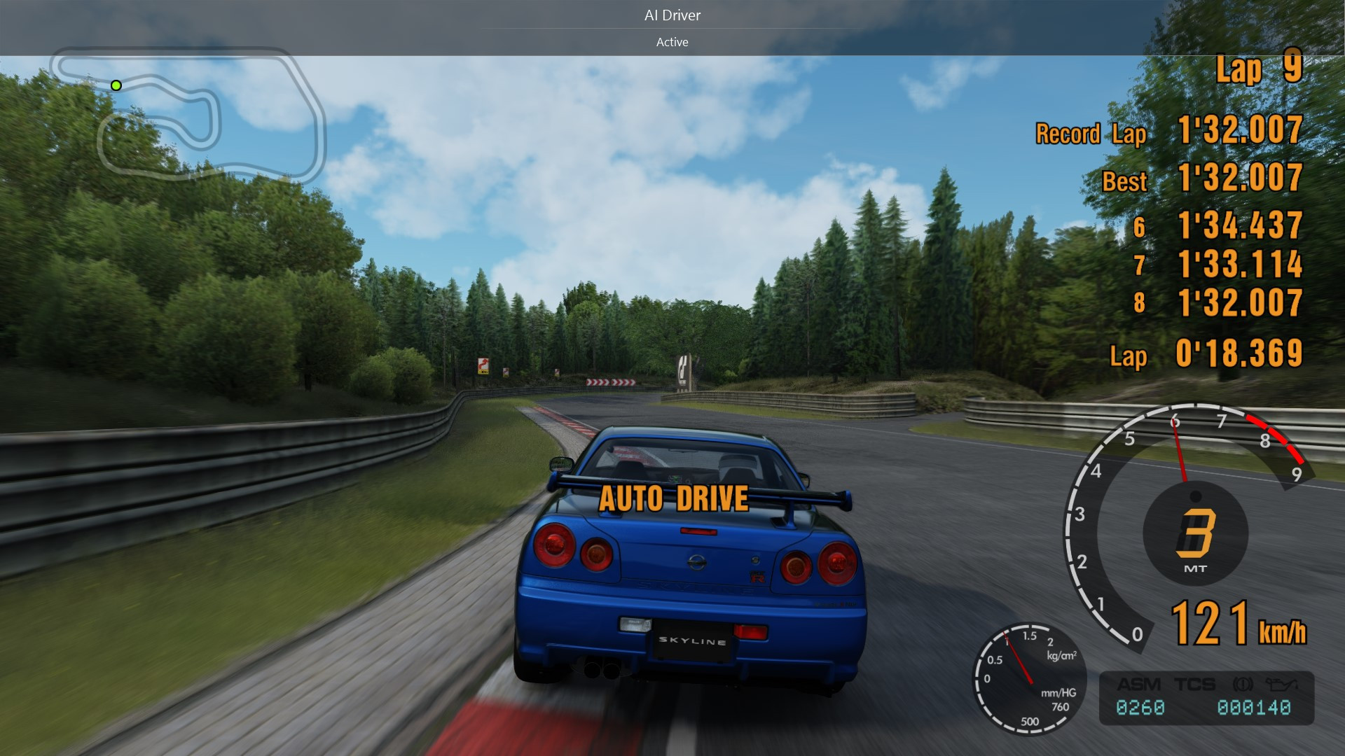 Gran Turismo 3 HUD 0.5.0 - Assetto Corsa