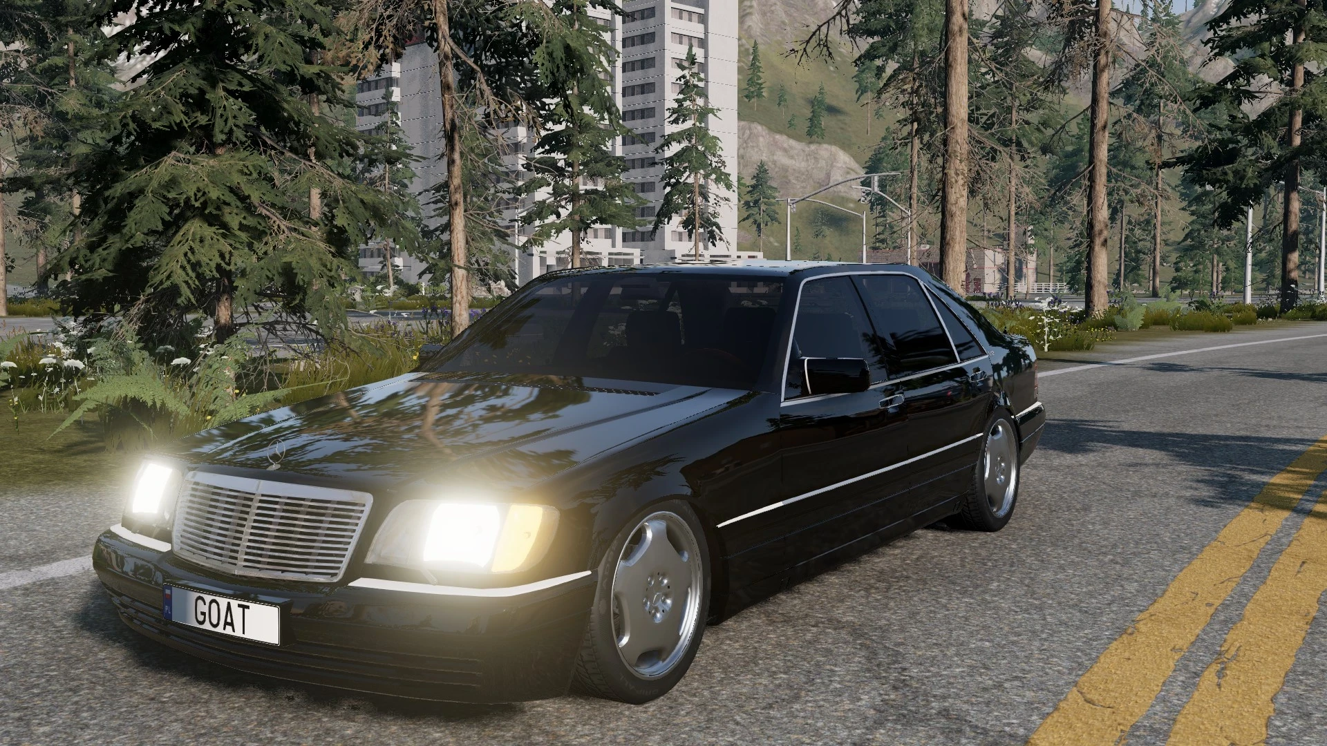 Mercedes-benz S-class W140 PBR - BeamNG.drive
