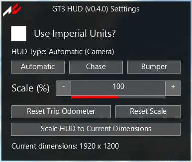 Gran Turismo 3 HUD 0.5.0 - Assetto Corsa
