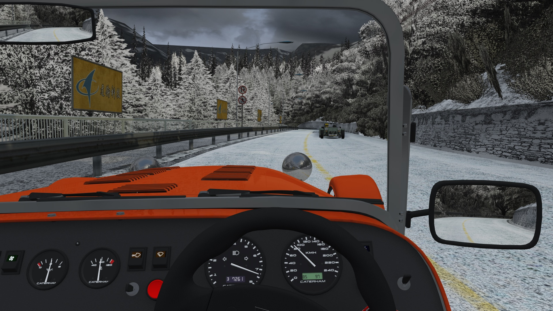 2-way Traffic Layout for "Mount Akina" 2019-10-10 - Assetto Corsa