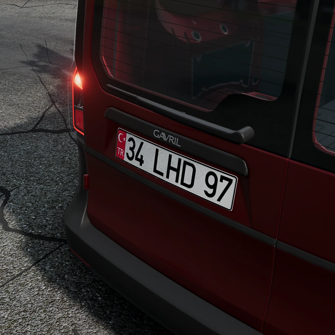 NEW Turkish Plates Mod (Square US Format UPDATE) V1.0 - FREE - UPDATED ...