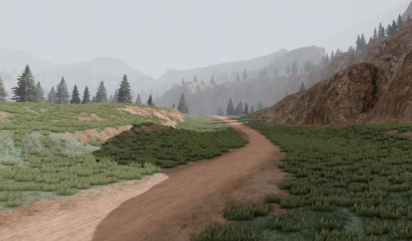Beam Mountains - narrow mountain roads with steep turns 3.0.4 - BeamNG ...