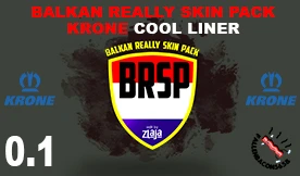 BRSP Balkan Really Skin Pack for Krone Cool Liner 0.1 - ETS 2