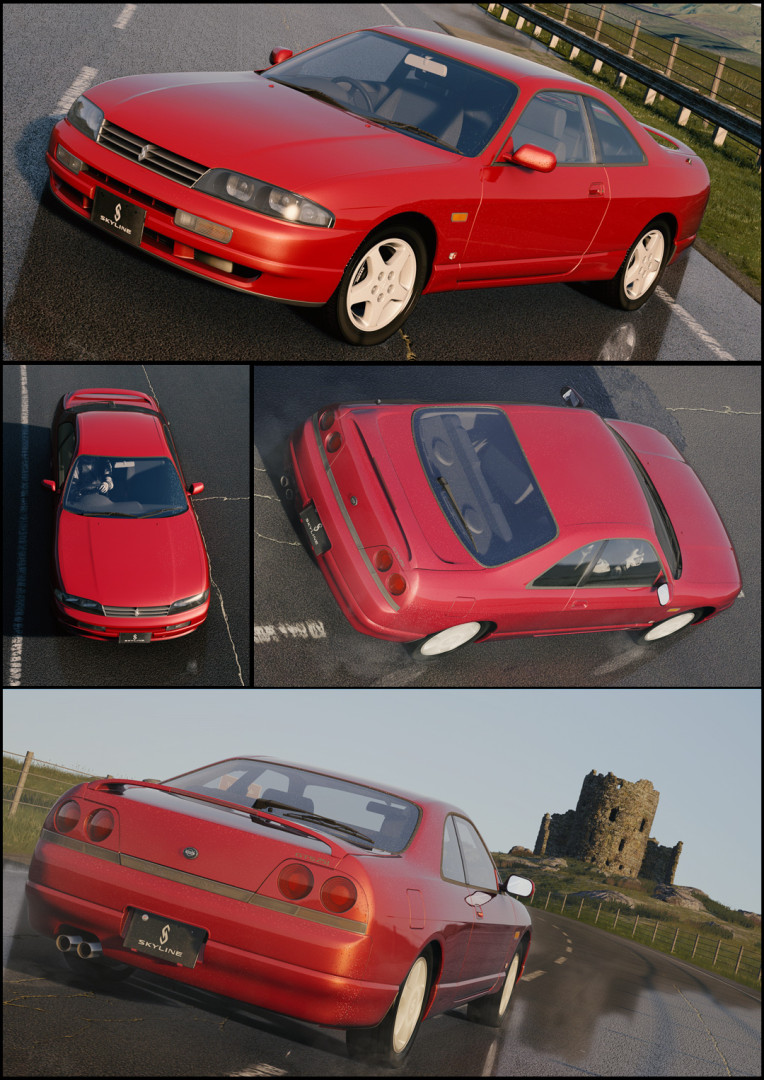 Nissan Skyline R33: 1995 GT-R and 1993 GTS25t v0.3b - Assetto Corsa