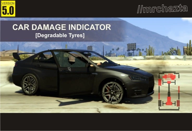 Car Damage Indicator 6.0 - GTA 5