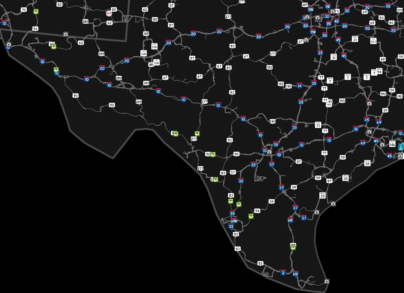 Texas Frontage Roads Project + TFRP Border Addon 1.7 - ATS