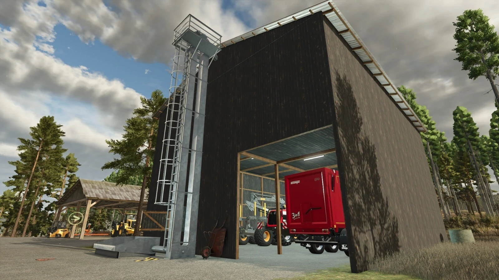 Silo For Wood Chips And Straw 1.0 - FS25