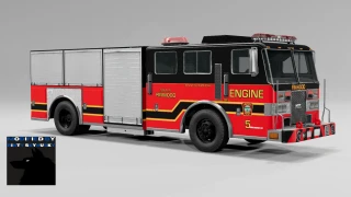 MTL Sherman Fire Truck 1.1 - BeamNG.drive