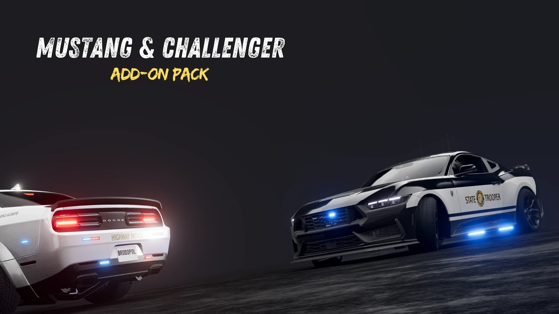 Mustang & Challenger Add-On Pack Public Free - BeamNG.drive