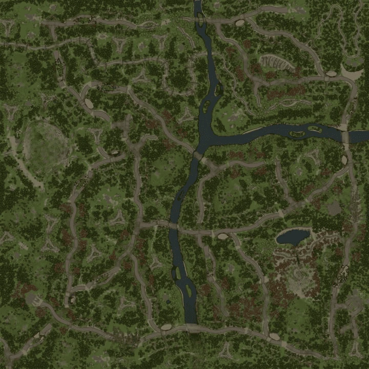Forest Roads Map 1 - MudRunner