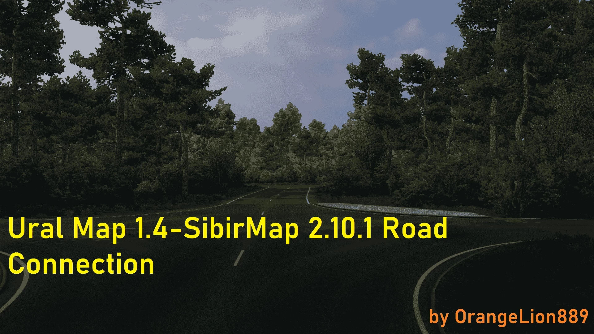 Ural Map - SibirMap Road Connection v1.1 - ETS 2