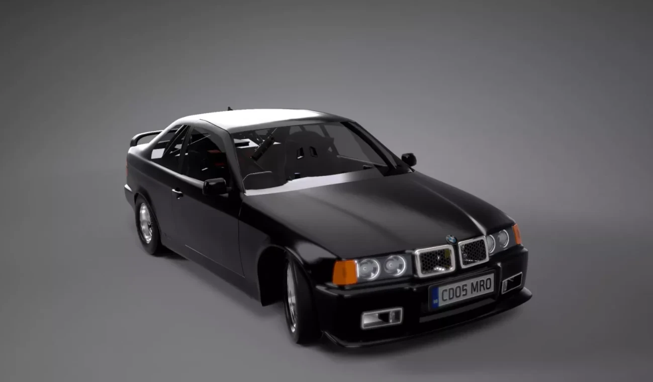 BMW E36 3000HP Drag 2.61 - BeamNG.drive