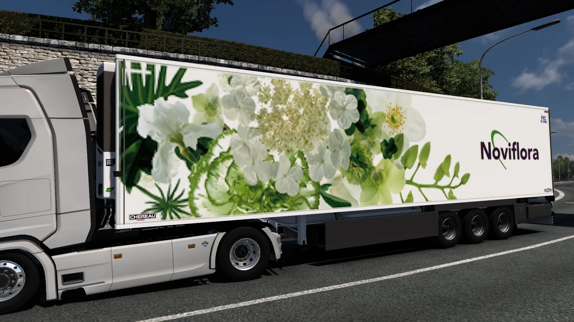 Chereau Trailer + Noviflora skin v1.0 - ETS 2