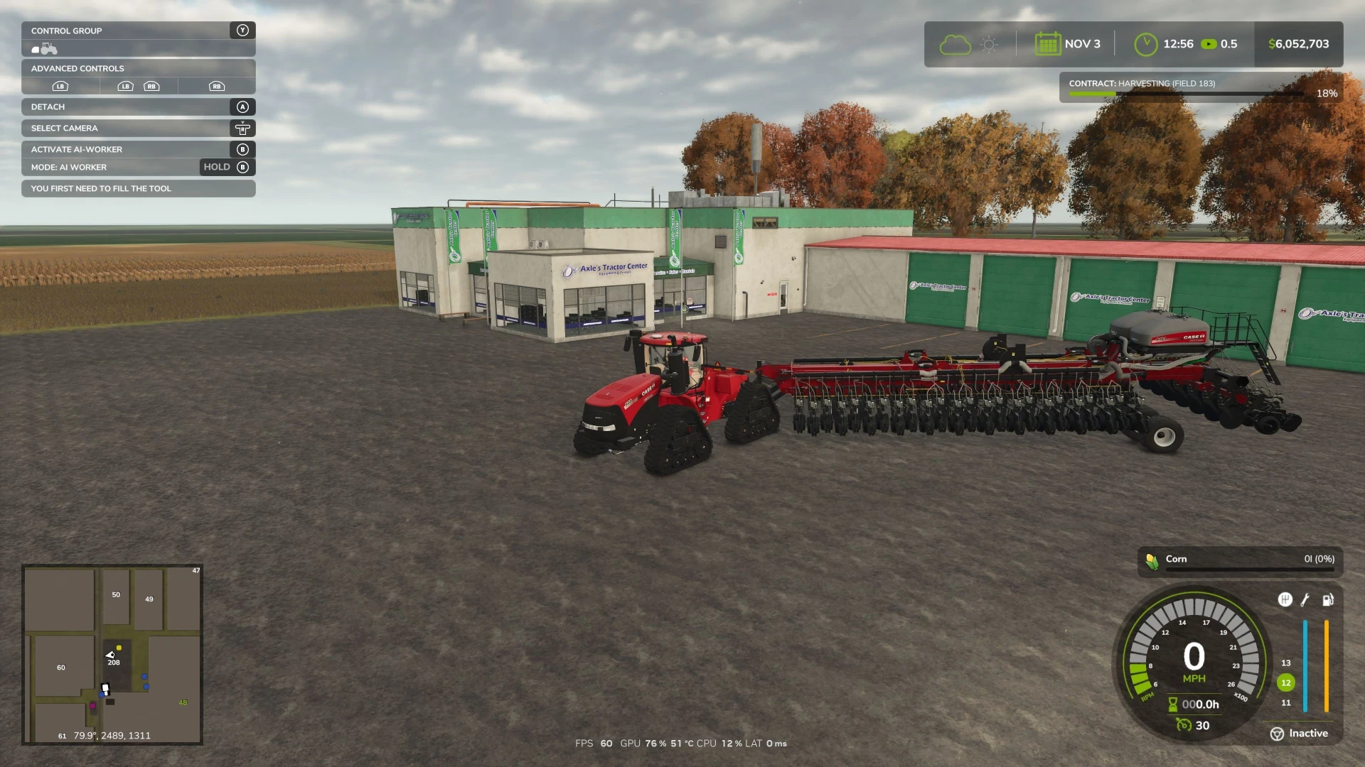 Case FastRiser 6161 Planter v 1.0 - FS25