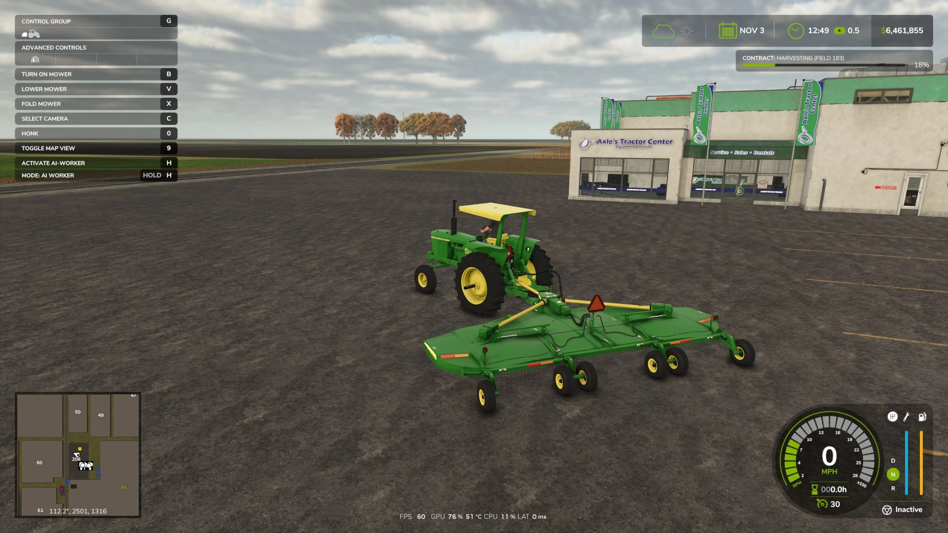 John Deere HX20 Mower v 1.0 - FS25