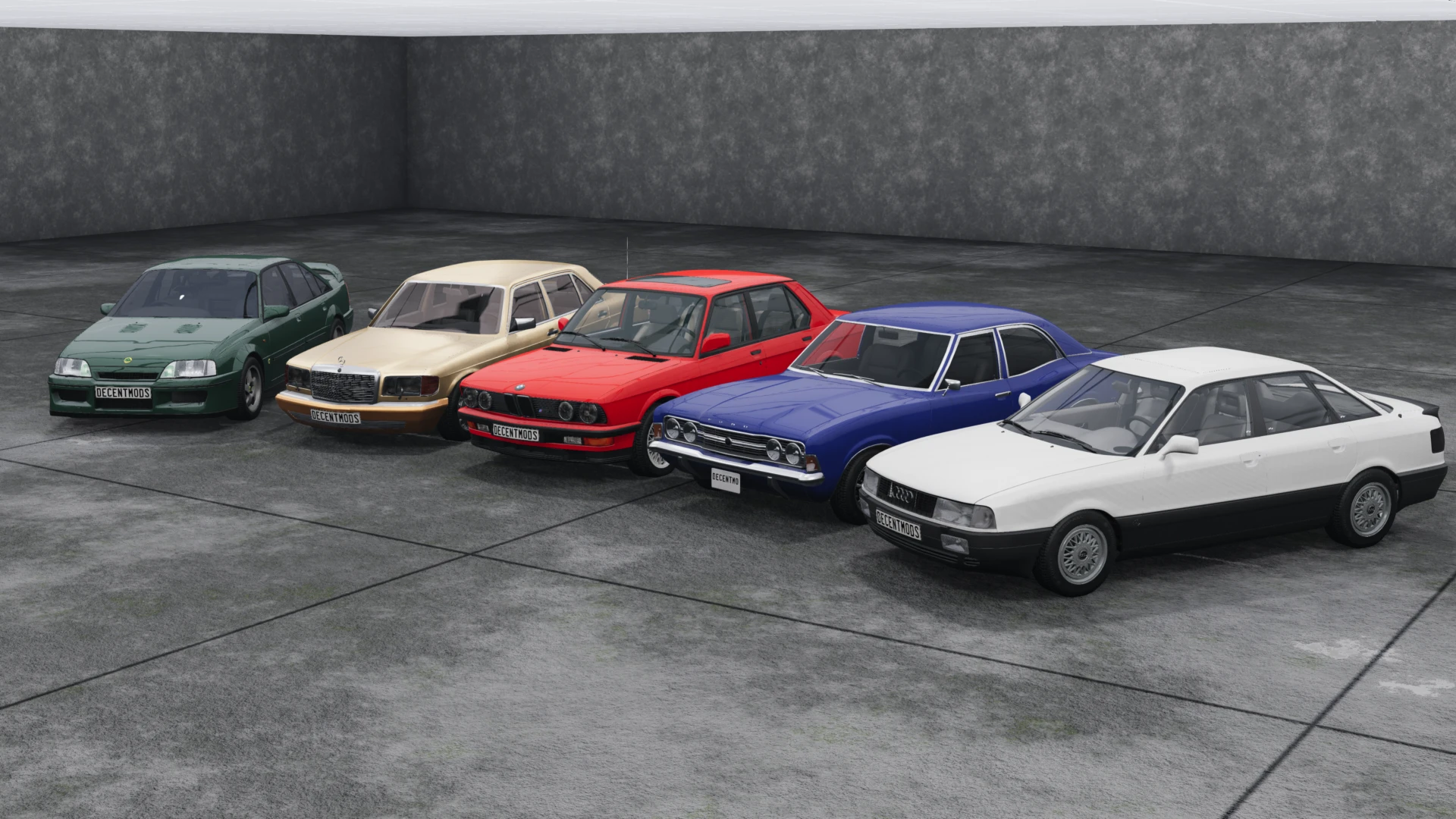 High Quality Old Cars PACK 1 - BeamNG.drive