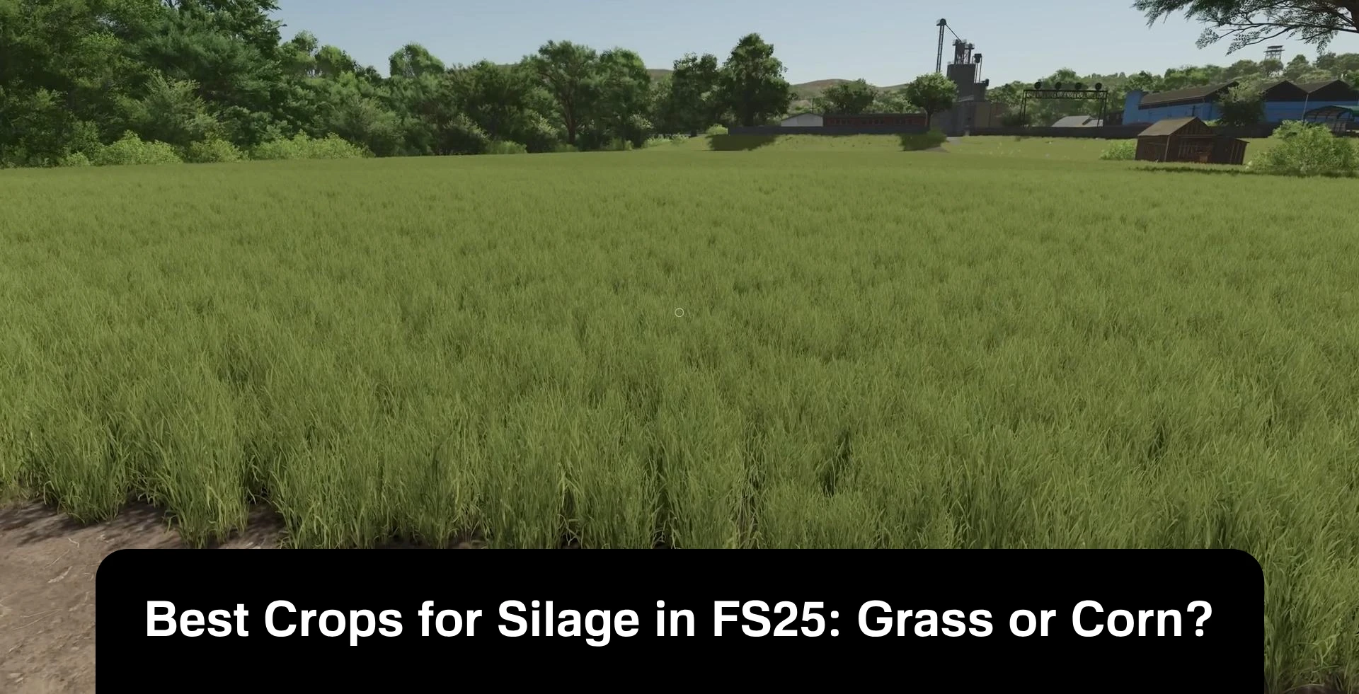 Best Crops for Silage in FS25: Grass or Corn? - FS25