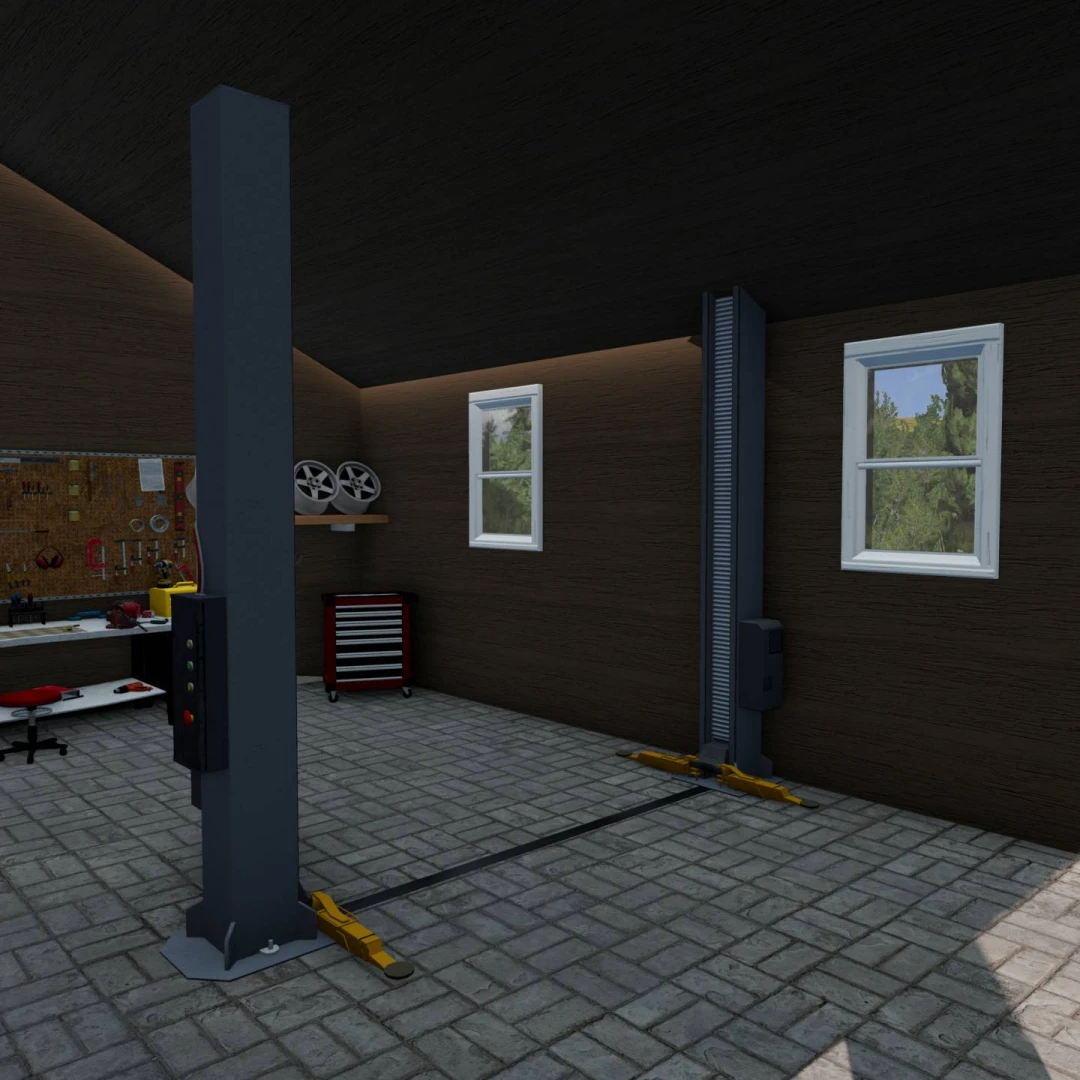 Two-Post Lift 1 - BeamNG.drive
