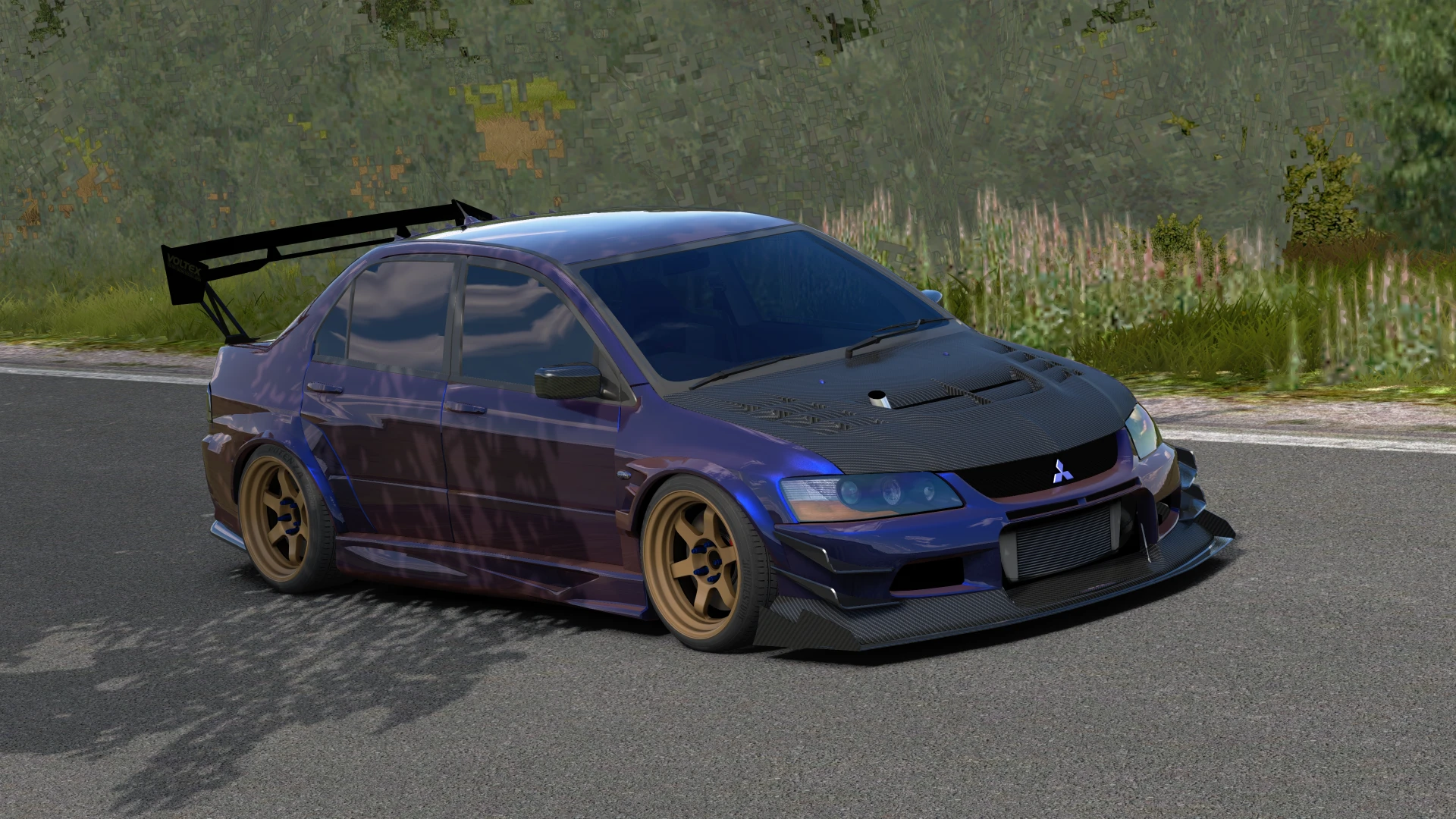 Mitsubishi Lancer Evolution IX Voltex Midnight EVO 1.0 - Assetto Corsa