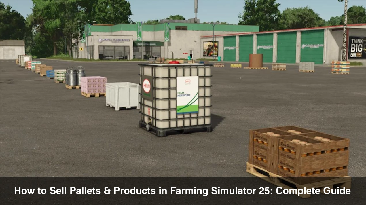 How to Sell Pallets & Products in Farming Simulator 25: Complete Guide ...