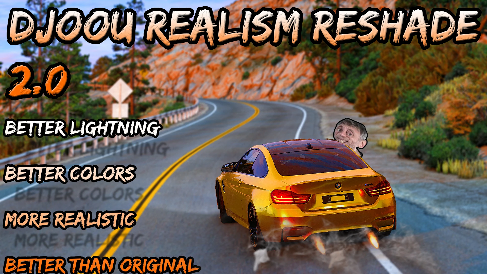 DjoouREALISM reshade preset Graphics imrpovement Activity - BeamNG.drive