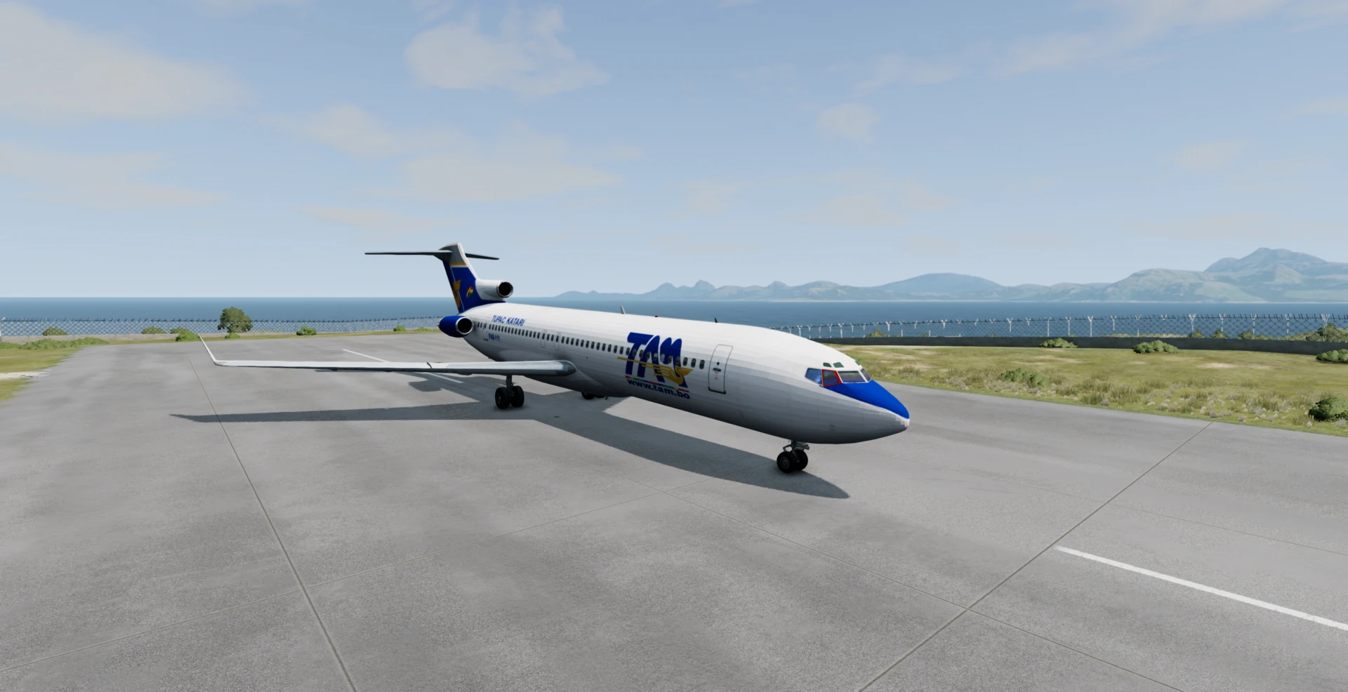 boeing727 TAM Bolivia FAB-111 v1.0 - BeamNG.drive