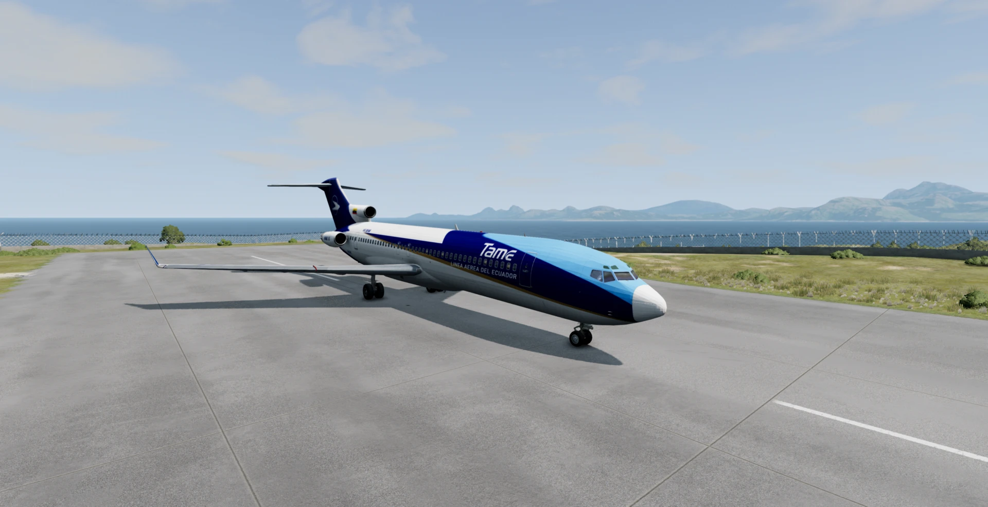 boeing727 TAME HC-BHM v1.0 - BeamNG.drive