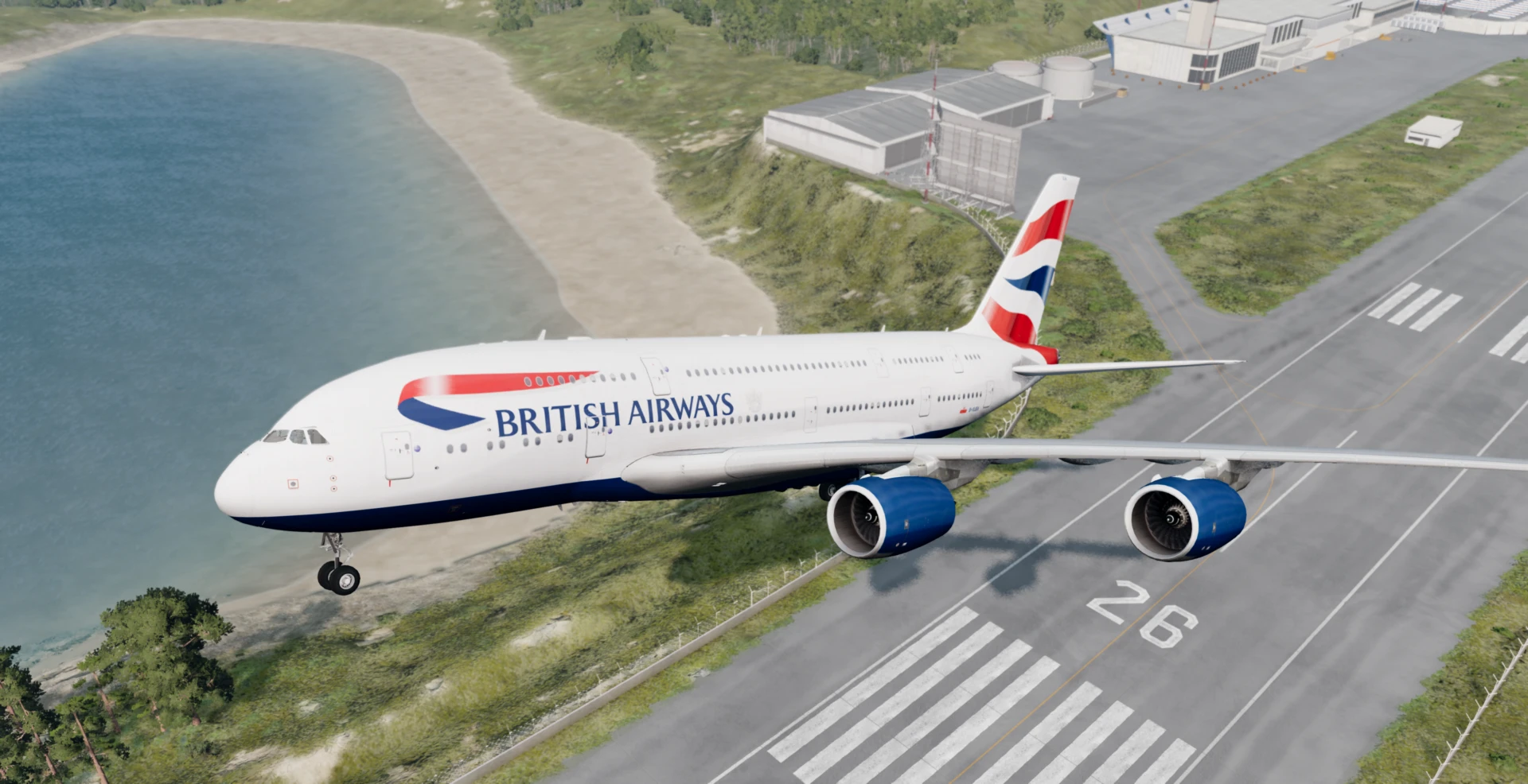 Airbus a380-800 British Airways v1.2 - BeamNG.drive